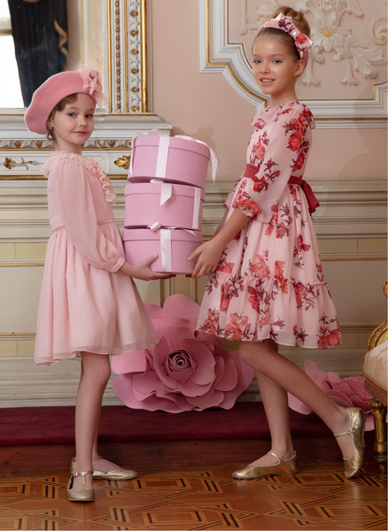 Patachou Printed Chiffon Dress – Hello Alyss - Designer Children's ...